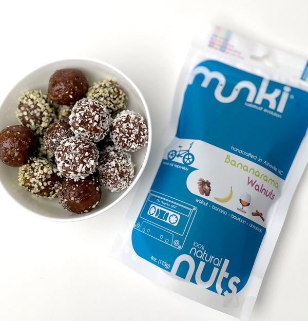 Bananarama Walnut Raw Vegan Bombs – Munki Food
