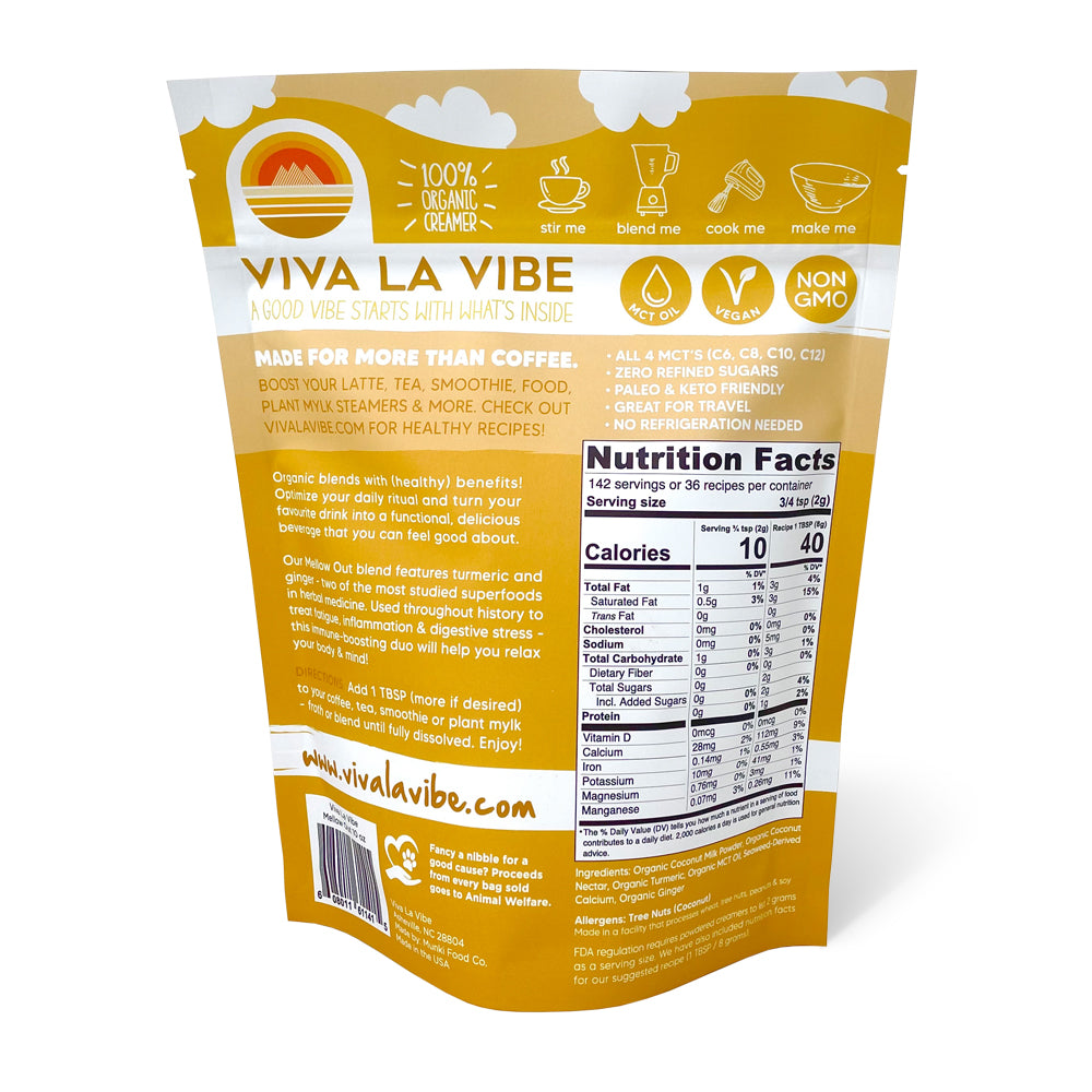 Superfood Plant-Based Creamer With Turmeric & Ginger – Munki Food